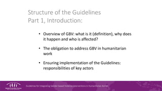 Module 1: Background to the GBV Guidelines | PPTX