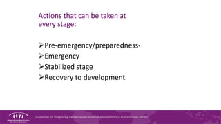 Module 1: Background to the GBV Guidelines | PPTX