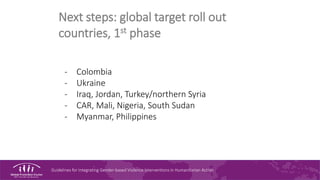 Module 1: Background to the GBV Guidelines | PPTX