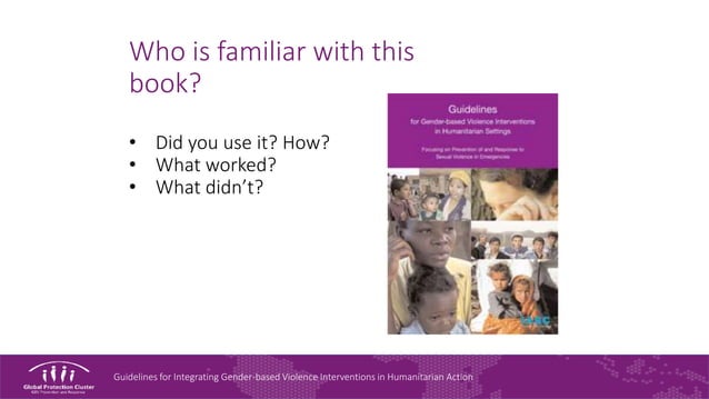 Module 1: Background to the GBV Guidelines | PPTX