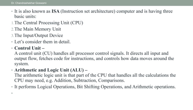 Module 1 Overview Of Computer Architecture And Organization Pptx