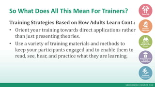 Module 1 Part B - Understanding the Adult Learner | PPTX
