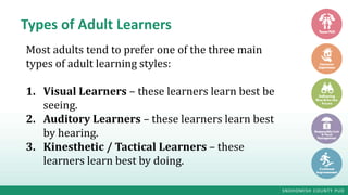 Module 1 Part B - Understanding the Adult Learner | PPTX
