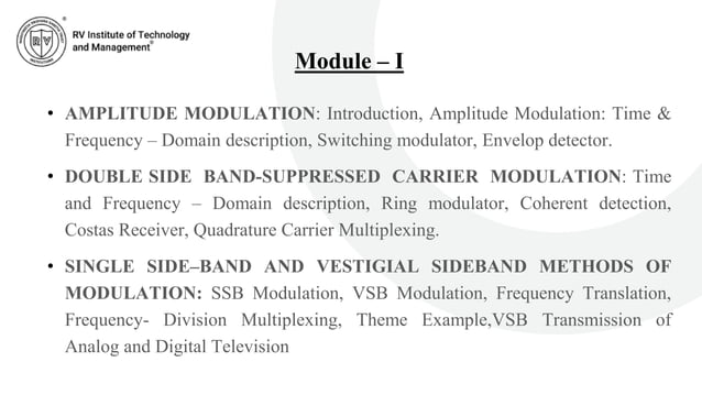 Principles of communication systems for reference | PPT