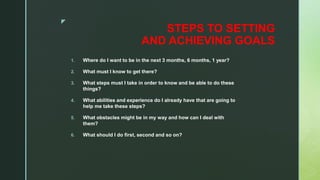 Module1 Personal Development Session 1 Activity 2 | PPT