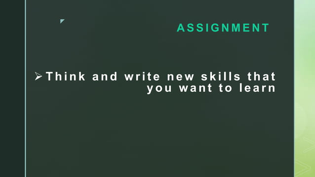 Module1 Personal Development Session 1 Activity 2 | PPT