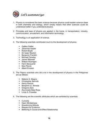 Module 1 physics basic science | PDF