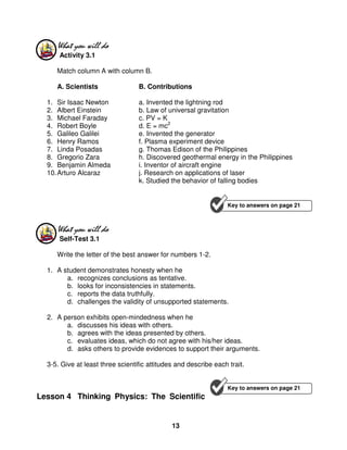 Module 1 physics basic science | PDF