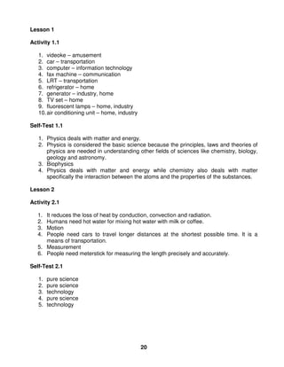 Module 1 physics basic science | PDF
