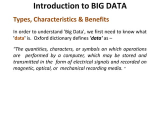 Module 1 ppt BIG DATA ANALYTICS NOTES FOR MCA | PPT