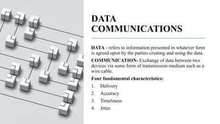 Data communications module 1 for ece students | PPTX