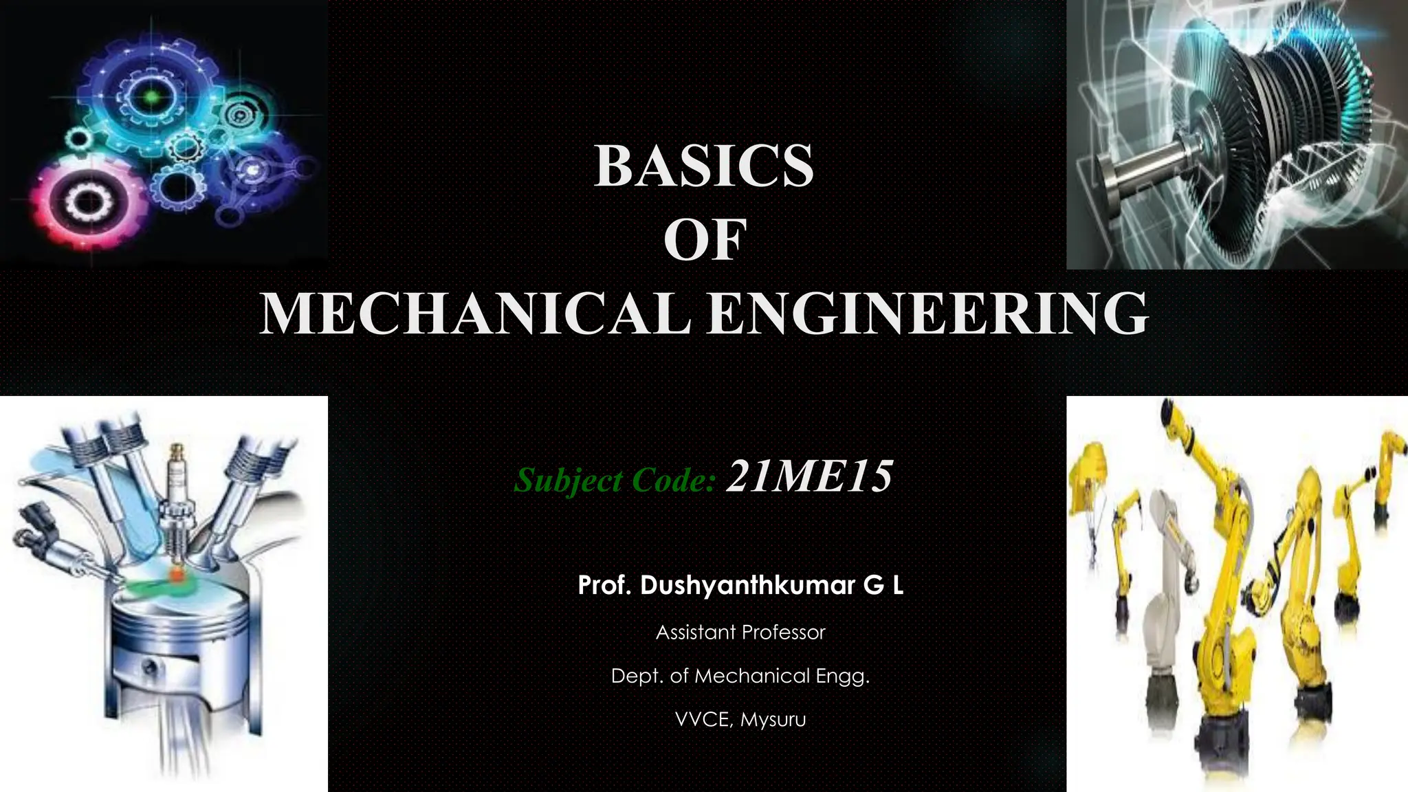 elements of mechanical engineering for firs year | PDF