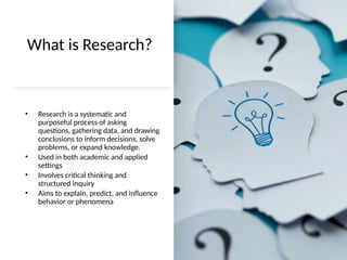 Module 1: Foundations of Research | PPTX
