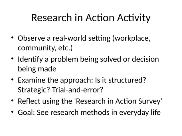 Module 1: Foundations of Research | PPTX