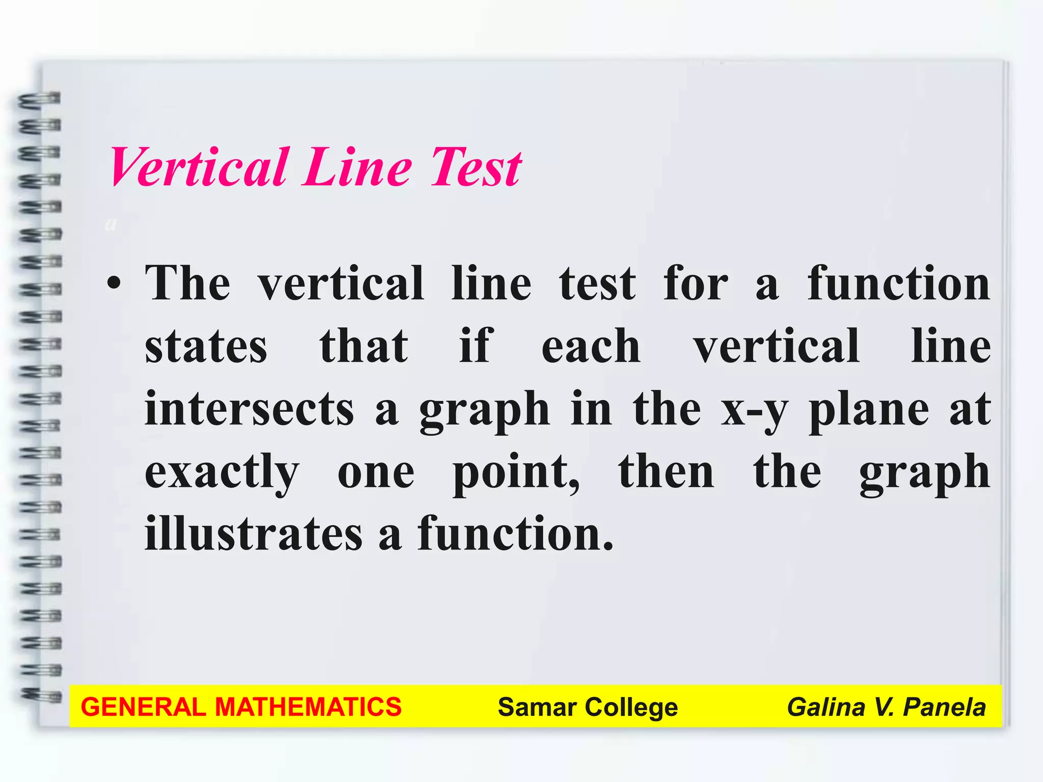 GENERAL MATHEMATICS Module 1: Review on Functions | PPTX