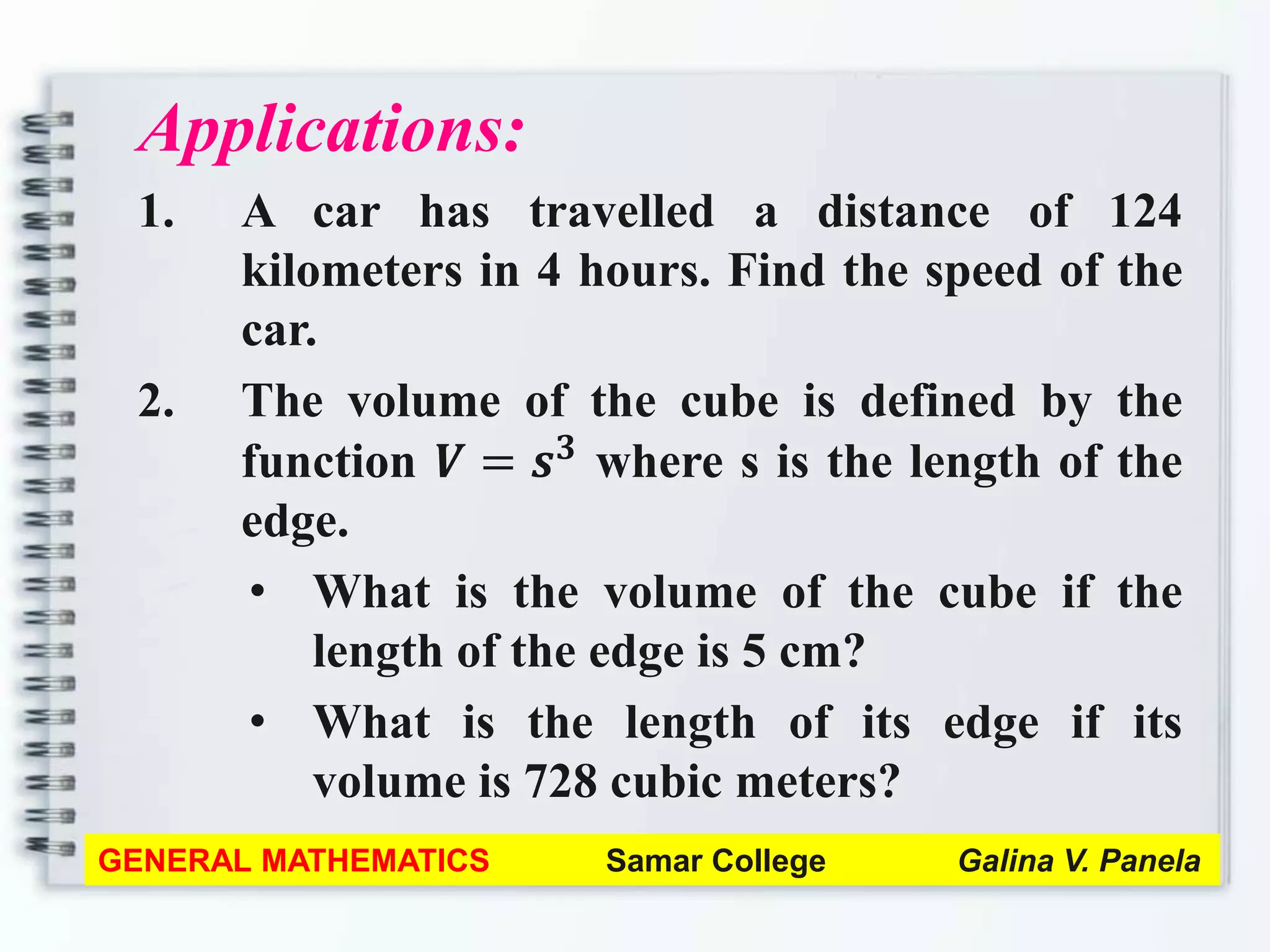 GENERAL MATHEMATICS Module 1: Review on Functions | PPTX