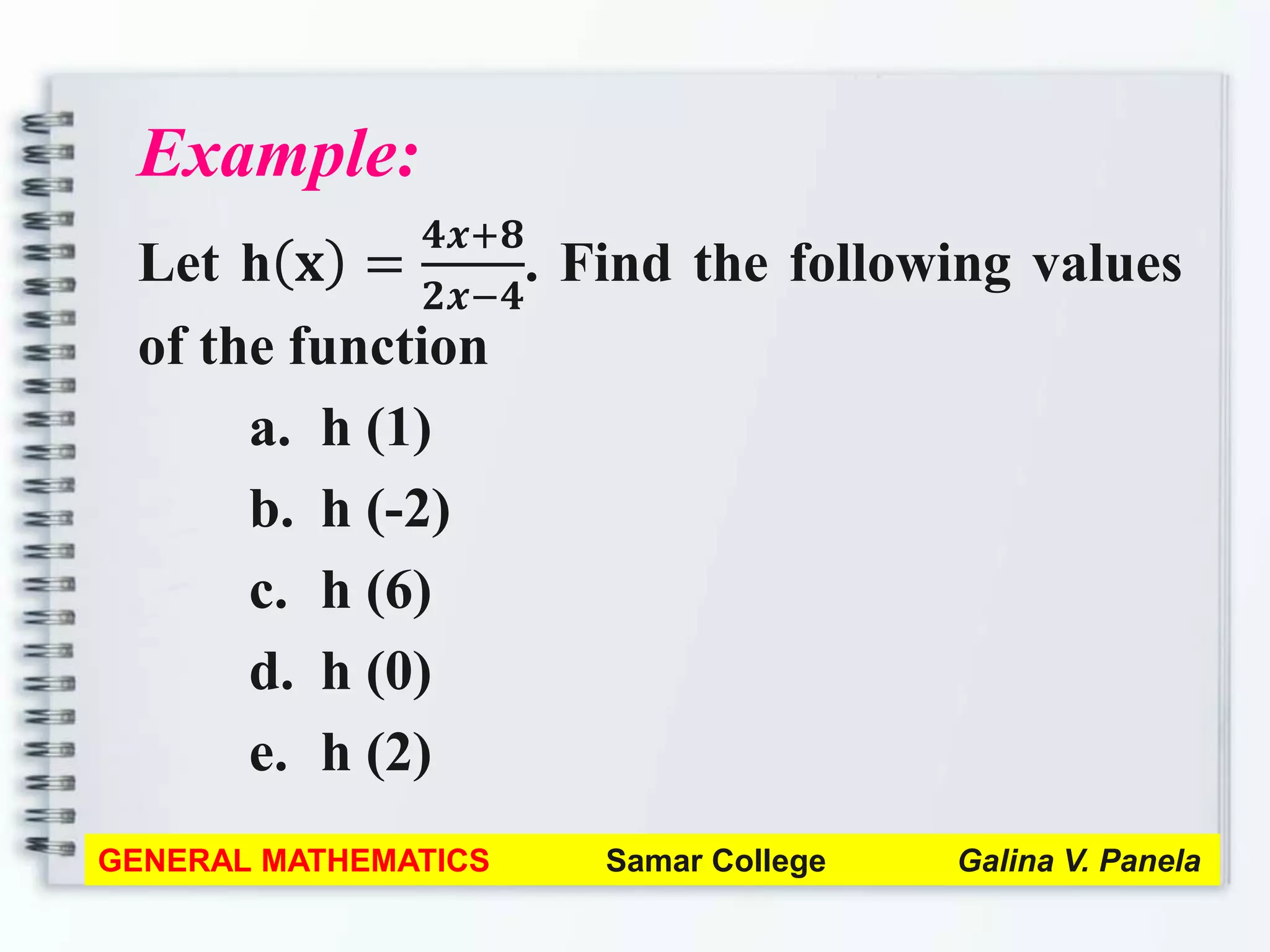 GENERAL MATHEMATICS Module 1: Review on Functions | PPTX