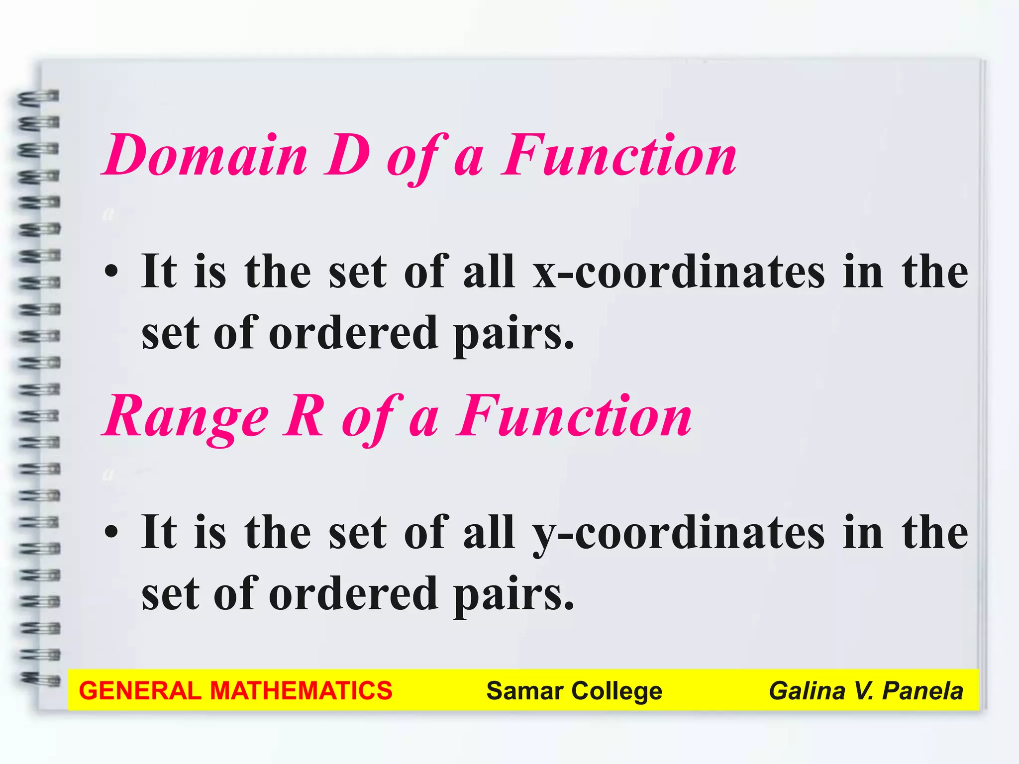 GENERAL MATHEMATICS Module 1: Review on Functions | PPTX