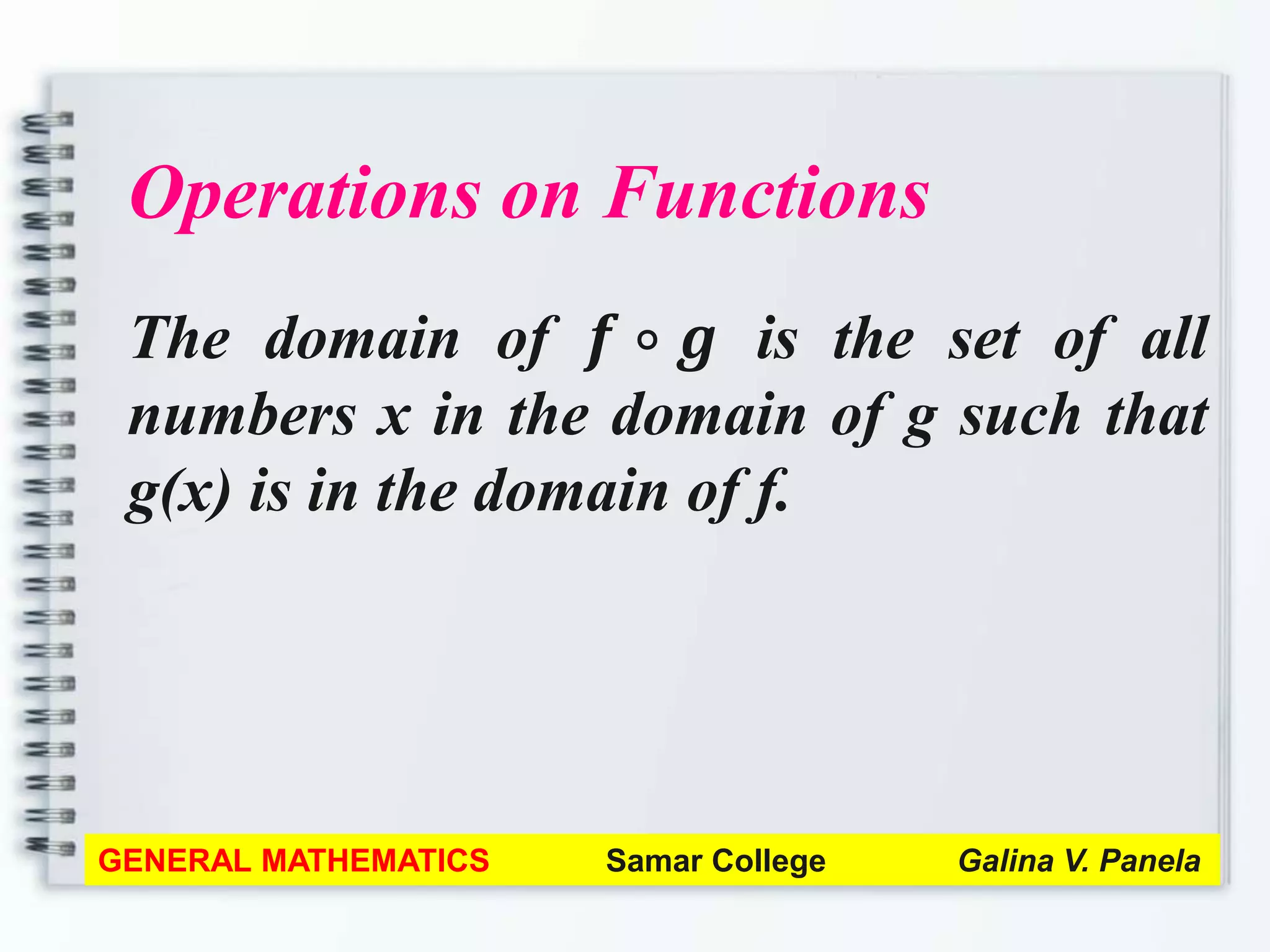 GENERAL MATHEMATICS Module 1: Review on Functions | PPTX