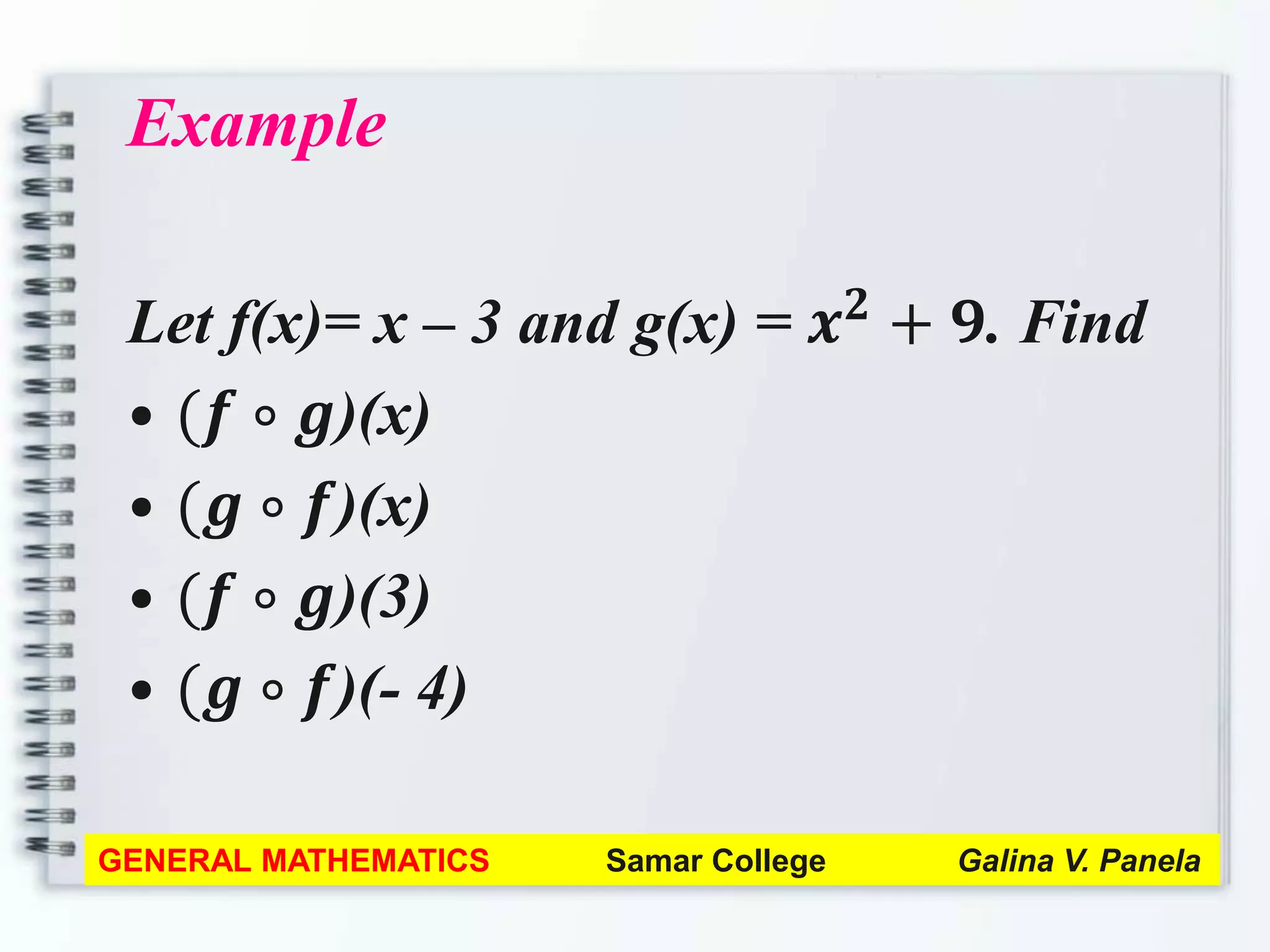 GENERAL MATHEMATICS Module 1: Review on Functions | PPTX
