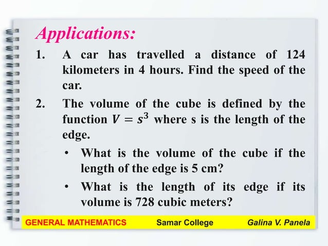 GENERAL MATHEMATICS Module 1: Review on Functions | PPTX