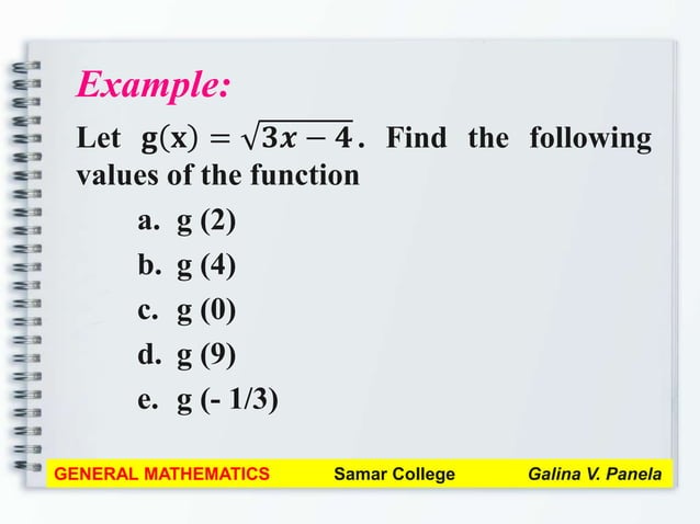GENERAL MATHEMATICS Module 1: Review on Functions | PPTX