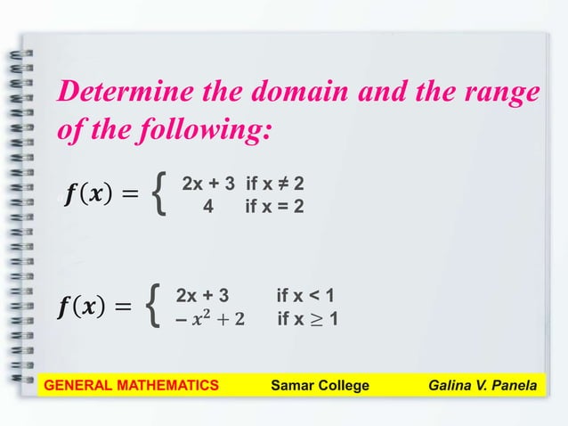 GENERAL MATHEMATICS Module 1: Review on Functions | PPTX