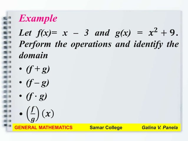 GENERAL MATHEMATICS Module 1: Review on Functions | PPTX