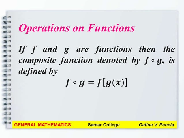 GENERAL MATHEMATICS Module 1: Review on Functions | PPTX