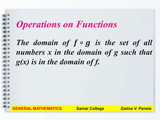 GENERAL MATHEMATICS Module 1: Review on Functions | PPTX