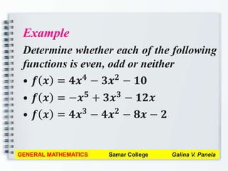 Function Math Examples