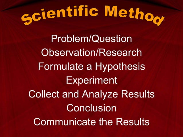Module 1 Scientific Method Ppt | PPT | Chemistry | Science