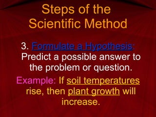 Module 1 Scientific Method Ppt | PPT
