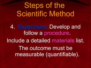 Module 1 Scientific Method Ppt | PPT