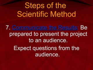 Module 1 Scientific Method Ppt | PPT
