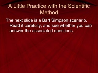 Module 1 scientific method ppt | PDF