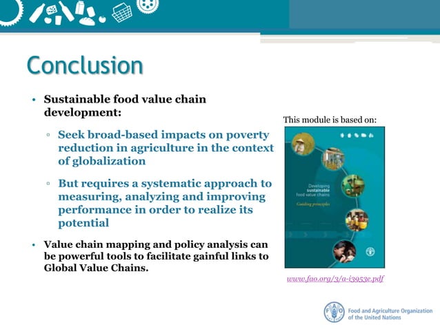 Sustainable Food Value Chain Development Concepts, framework ...