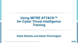 MITRE-Module 1 Slides.pdf | Operating Systems | Computer Software and Applications