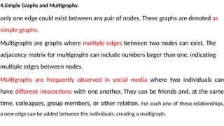Basics of social media mining Graph defi | PPTX