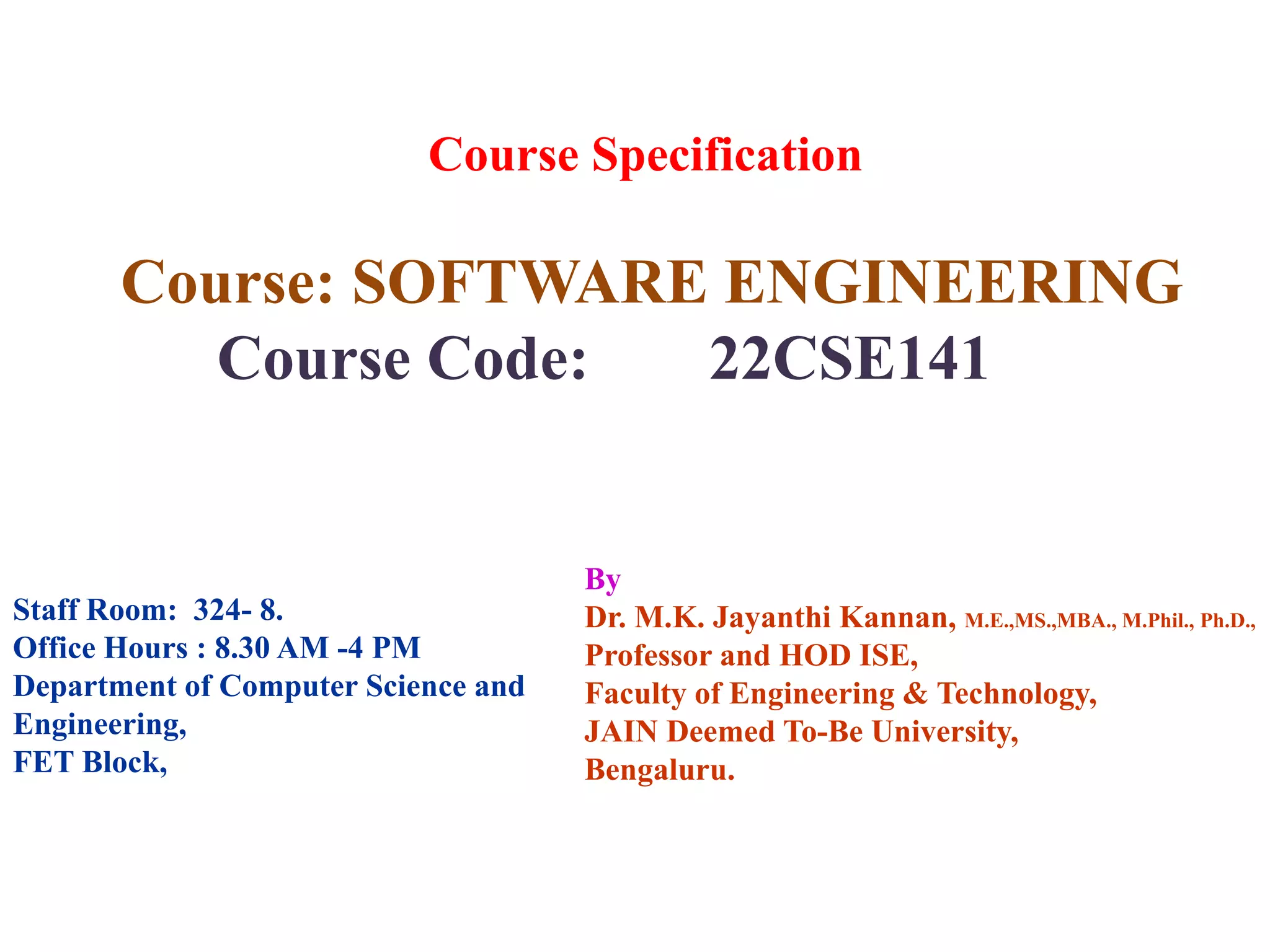 MODULE 1 Software Product and Process_ SW ENGG 22CSE141.pdf