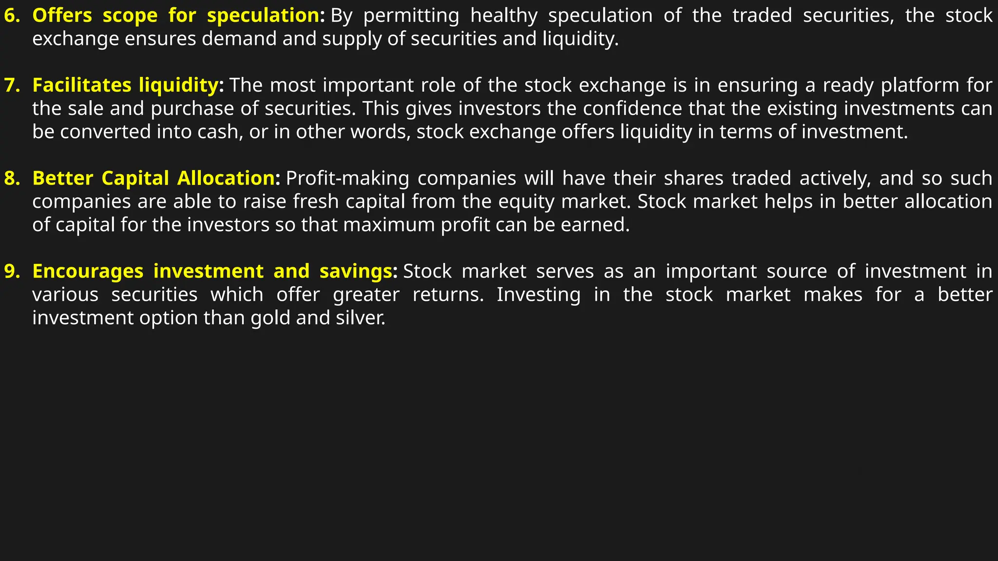 Module 1 STOCK MARKETS & Investment Decisions | PPTX