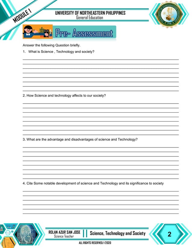 Module 1 STS.pdf | Science