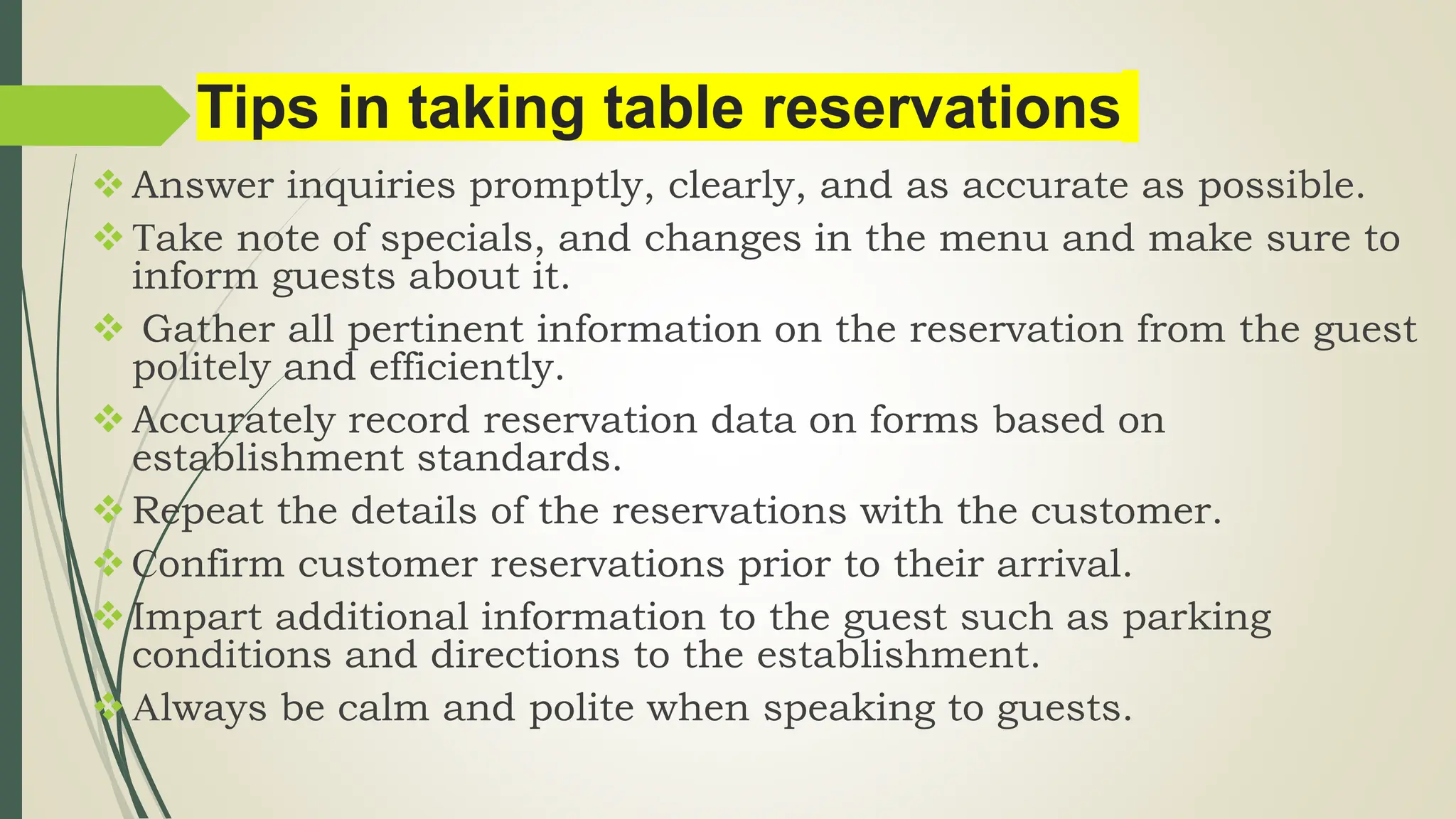 MOdule 1 Take Table Reservations.pptx