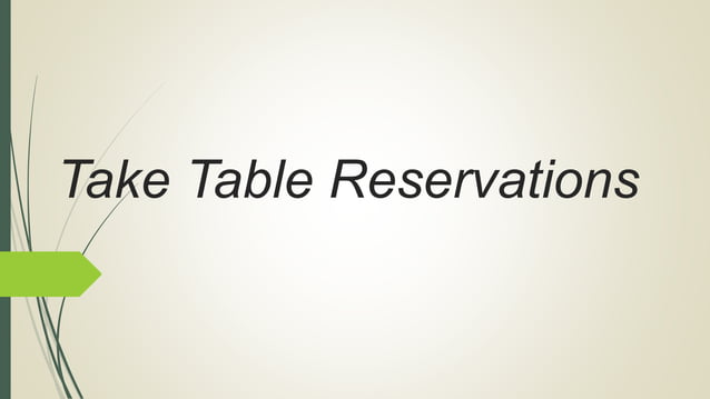 MOdule 1 Take Table Reservations.pptx
