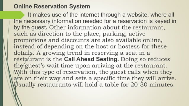 MOdule 1 Take Table Reservations.pptx