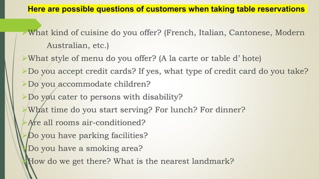 MOdule 1 Take Table Reservations.pptx