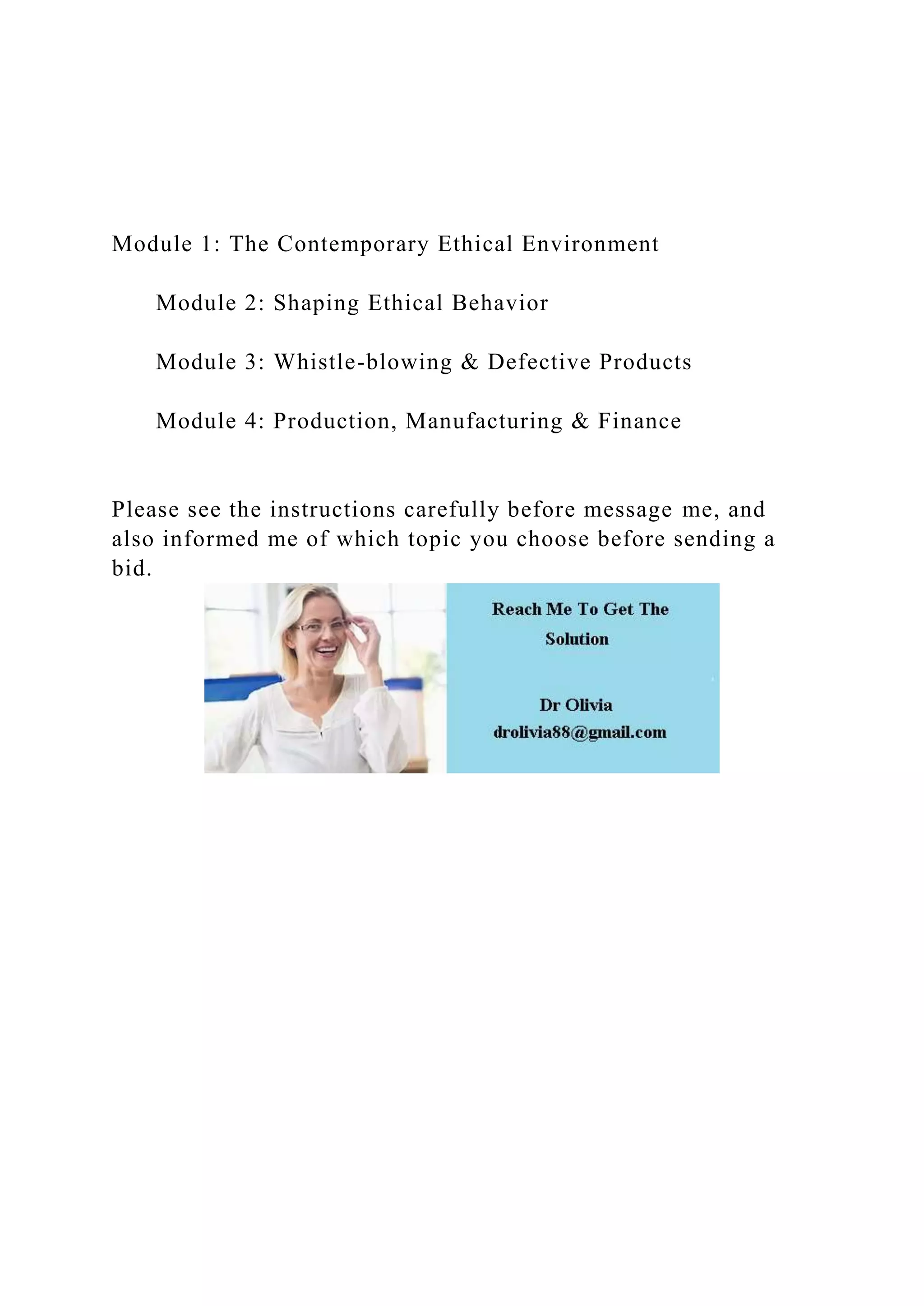 Module 1 The Contemporary Ethical Environment Module.docx