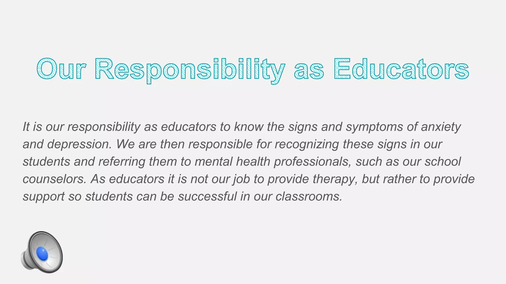 Module 1 understanding anxiety and depression in high school students ...