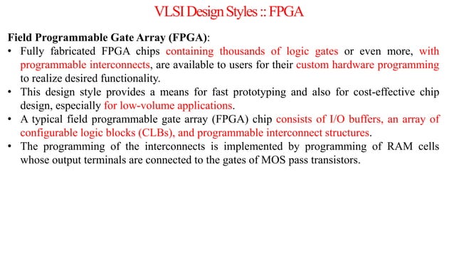 Module 1 VLSID Design flow - Copy.pptx | Programming Languages | Computing