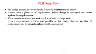 Module 1 VLSID Design flow - Copy.pptx | Programming Languages | Computing